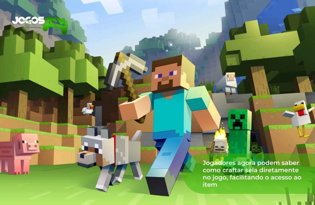 Como Craftar Sela Minecraft 2025: Receita