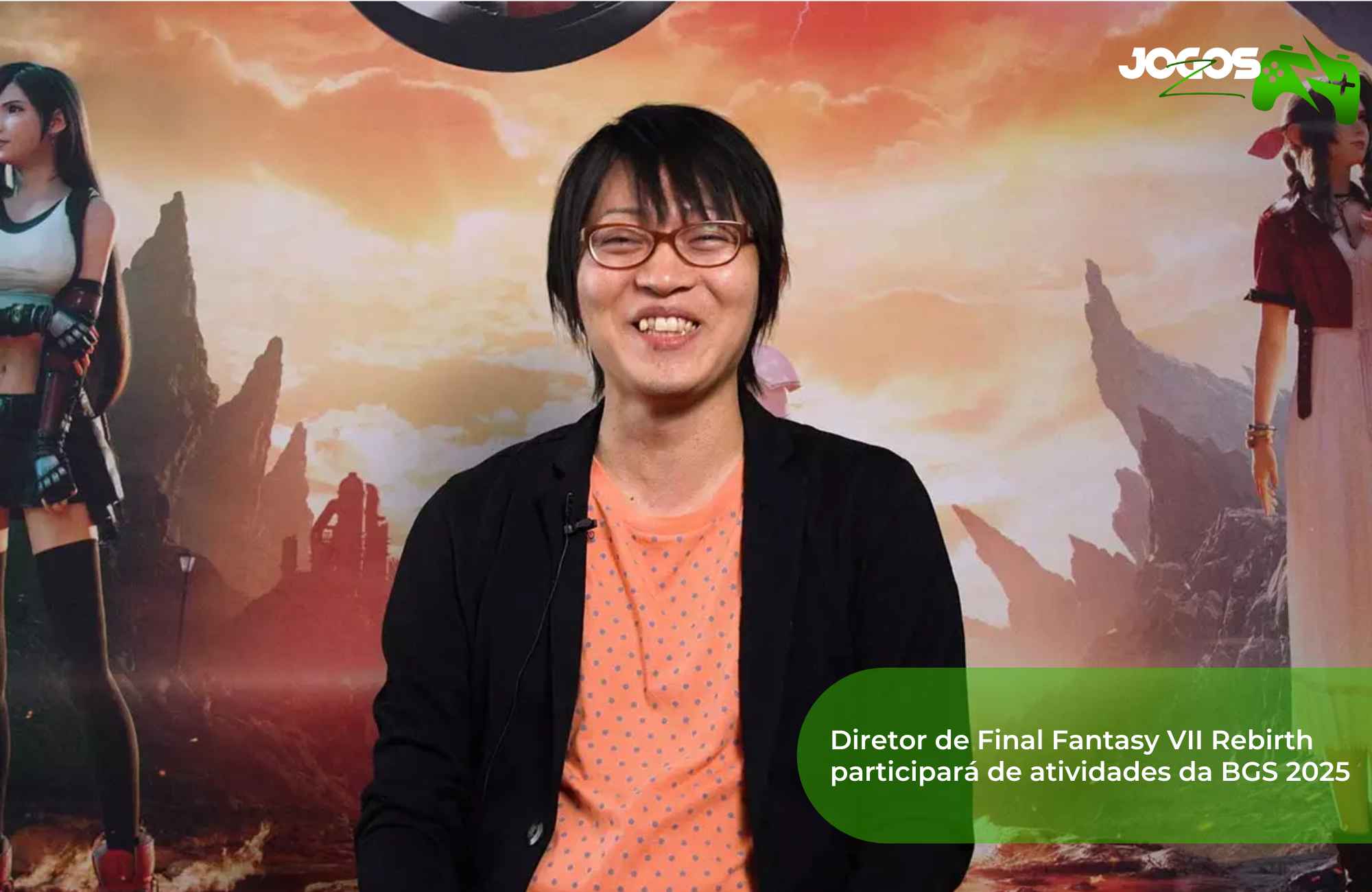 Naoki Hamaguchi confirmado na BGS 2025: diretor de Final Fantasy VII ...
